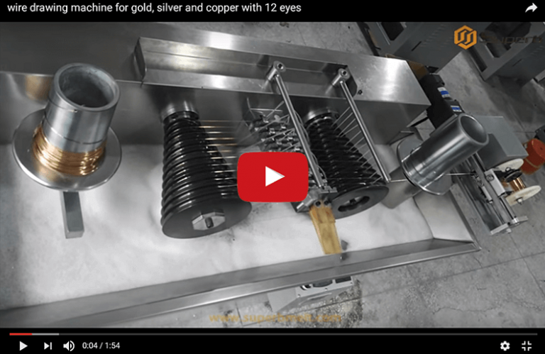 Wire drawing machine for gold silver wire diameter contraction -SuperbMelt