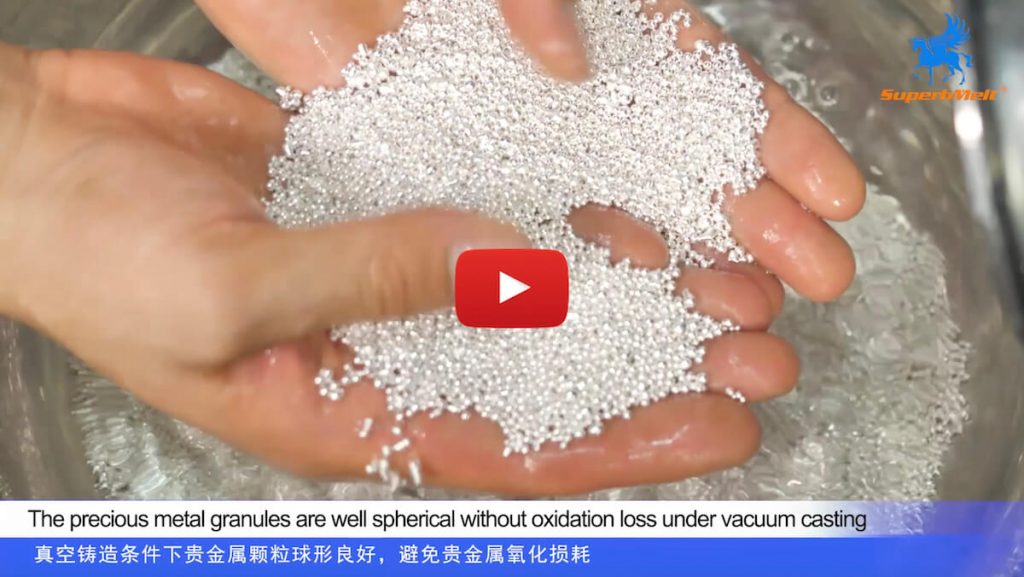 Vacuum Granulator For Gold, Silver, copper granules casting - SuperbMelt