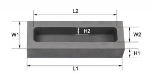 Graphite Ingot Molds, Custom Copper/Iron/Gold Ingot Mold for Sale
